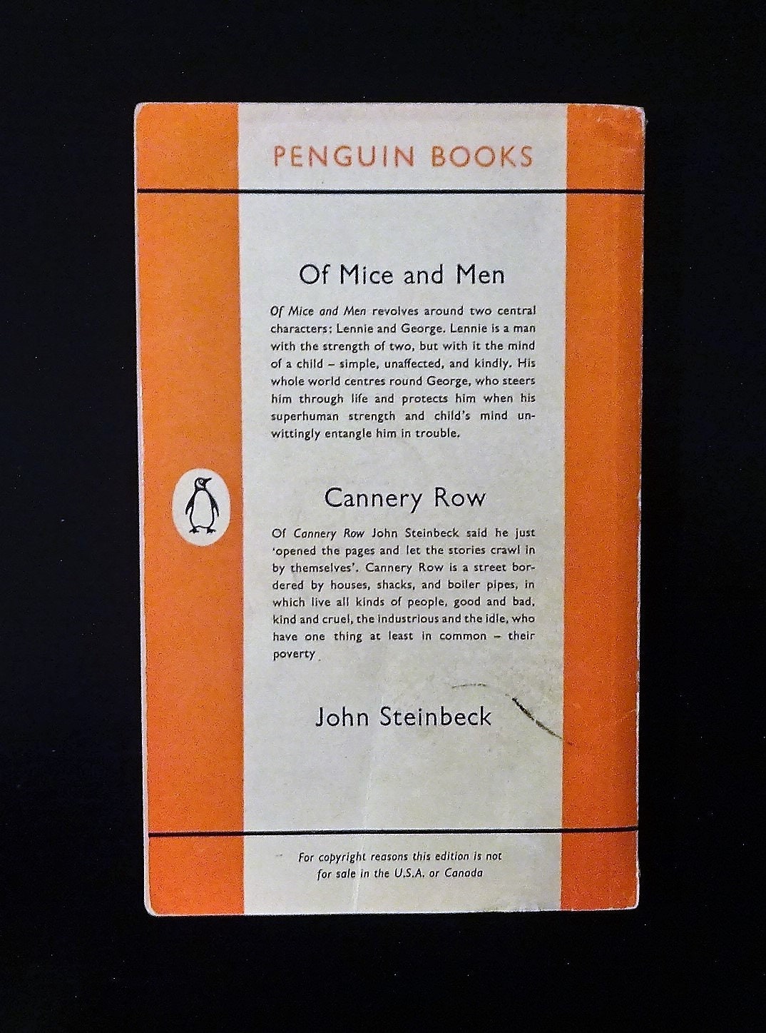 Of Mice And Men Book Cover Penguin