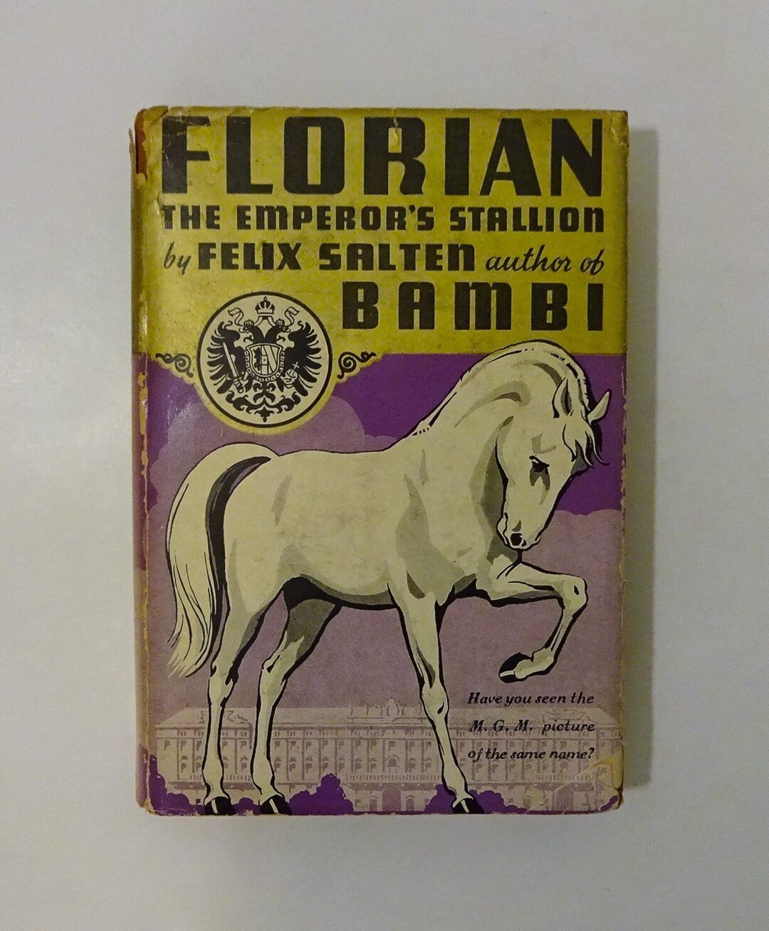 1934 Florian ~ the Emperor's Stallion by FELIX SALTEN, Dust Jacket ...