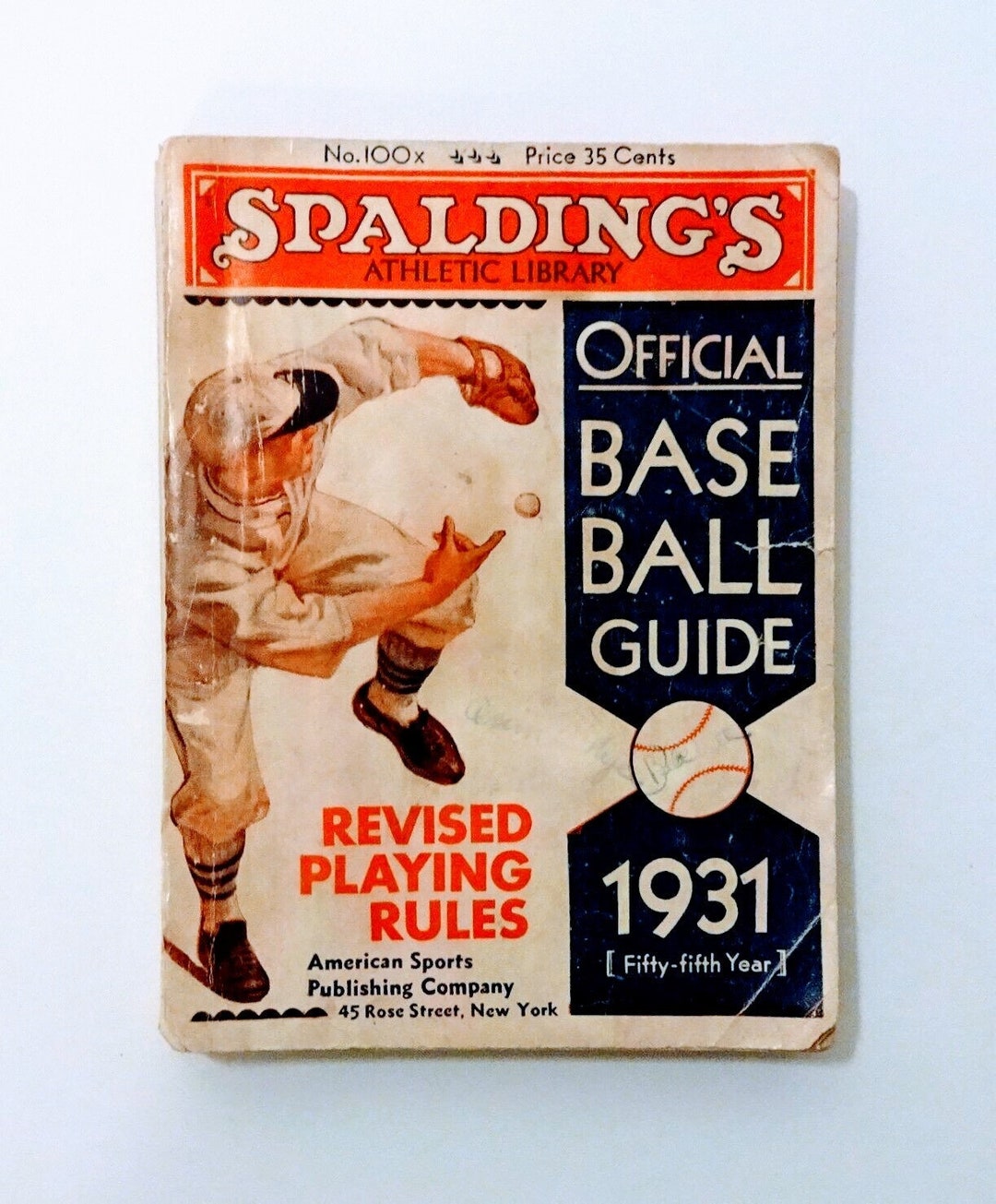 1931 Spalding's Baseball Guide, BABE RUTH, Lou Gehrig, Jimmie Foxx ...