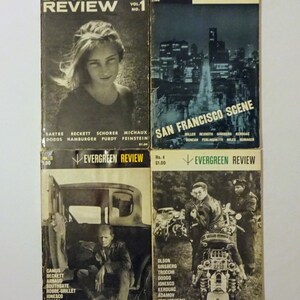 1957 Evergreen Review, No.'s 1 2 3 4 - First Four Issues, JACK KEROUAC ...