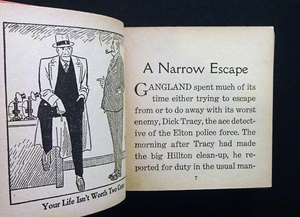 1932 the Adventures of DICK TRACY Detective #707 - 1st Edition, First ...