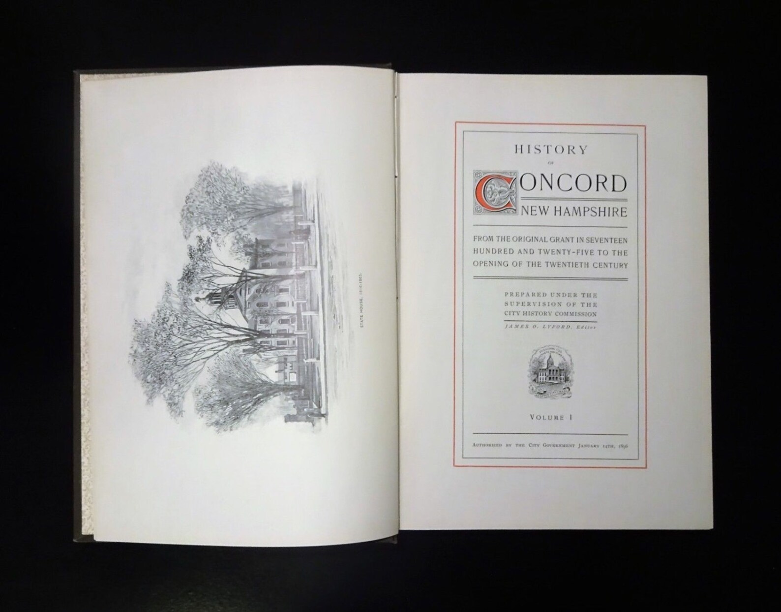 1903 HISTORY OF CONCORD New Hampshire 1725-1900 Large Color | Etsy
