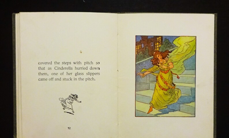 1916 ALL ABOUT CINDERELLA - Retold With Color Illustrations by John B ...