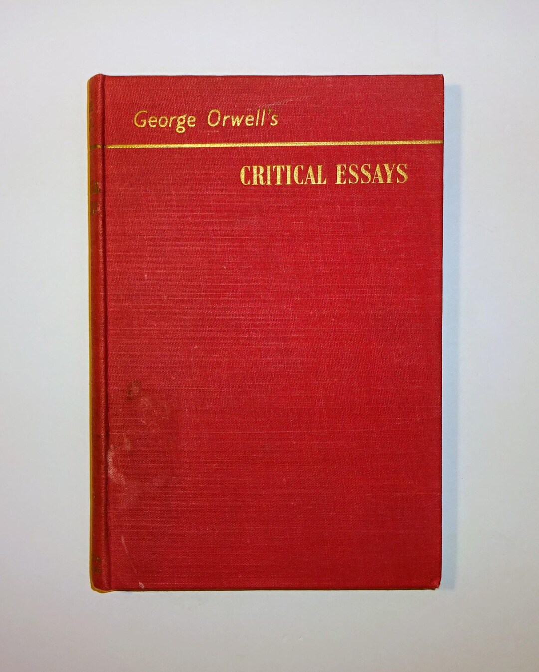 1946 GEORGE ORWELL Critical Essays, 1st Edition 2nd Printing, Charles ...