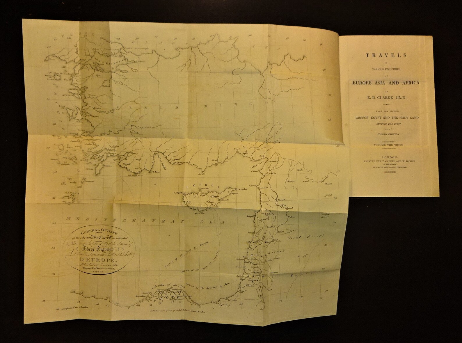 1816 Travels in Various Countries by Edward D. Clarke, Maps ...