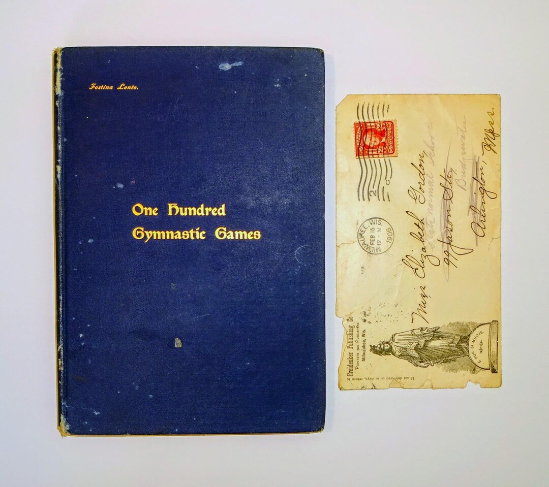 1897 EARLY BASKETBALL RULES in "one Hundred Gymnastic Games" With ...