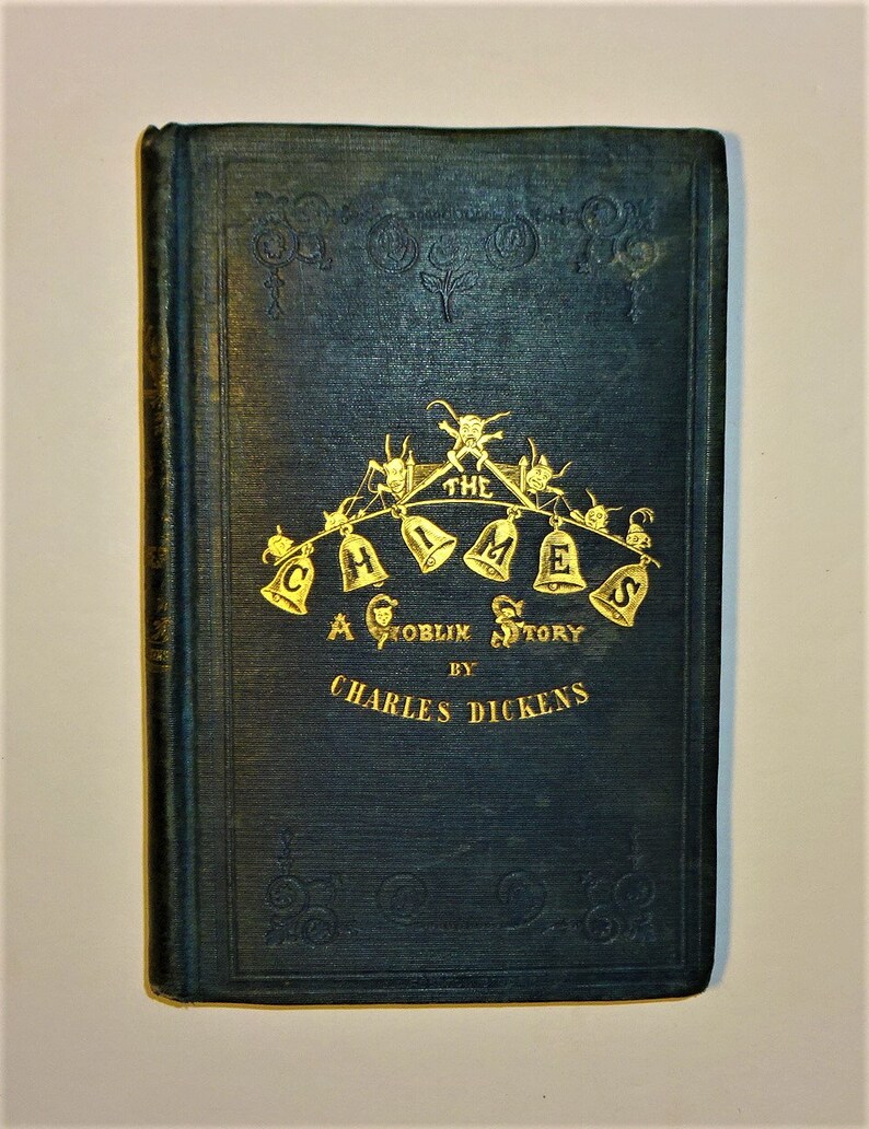 1845 THE CHIMES A Goblin Story by Charles Dickens First - Etsy