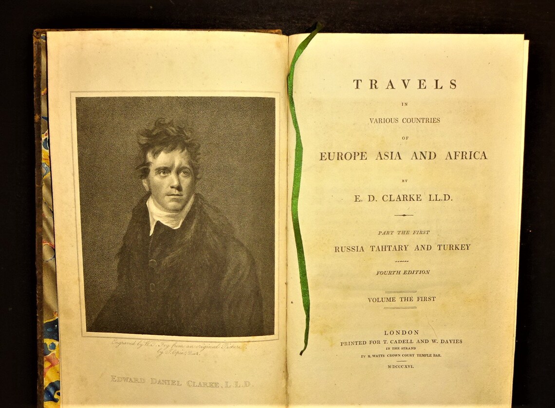 1816 Travels in Various Countries by Edward D. Clarke, Maps ...
