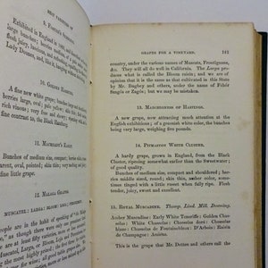 1867 Hyatt's Hand-book of GRAPE CULTURE by T. Hart Hyatt, 1st Edition ...
