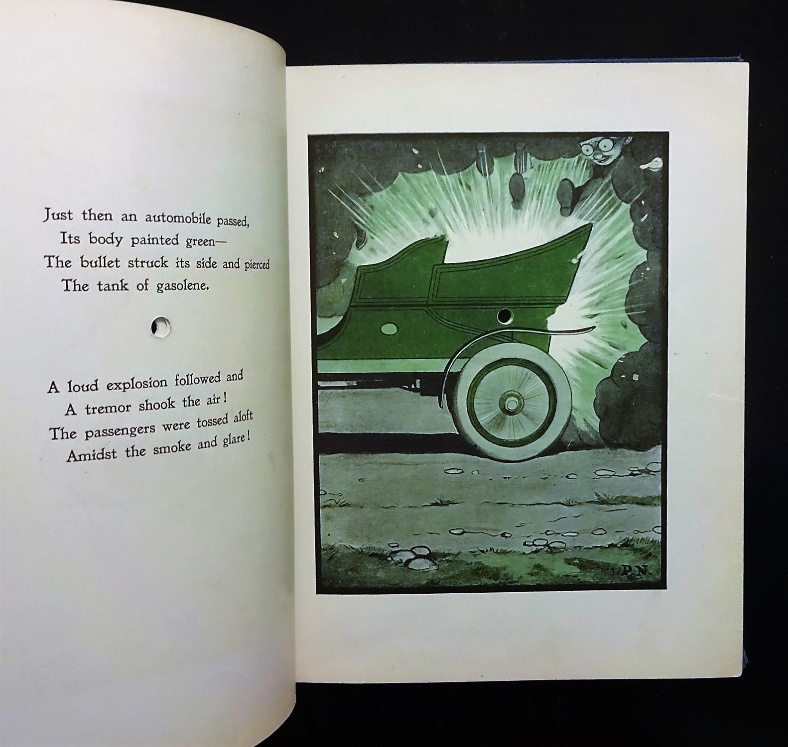 1908 THE HOLE BOOK by Peter Newell, 1st Edition, Color Illustrations ...