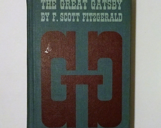 1961 THE GREAT GATSBY by F. Scott Fitzgerald, Unique School Edition ...