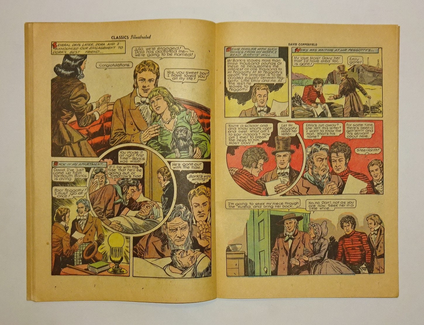 1940's CHARLES DICKENS Classics Illustrated - David Copperfield ...