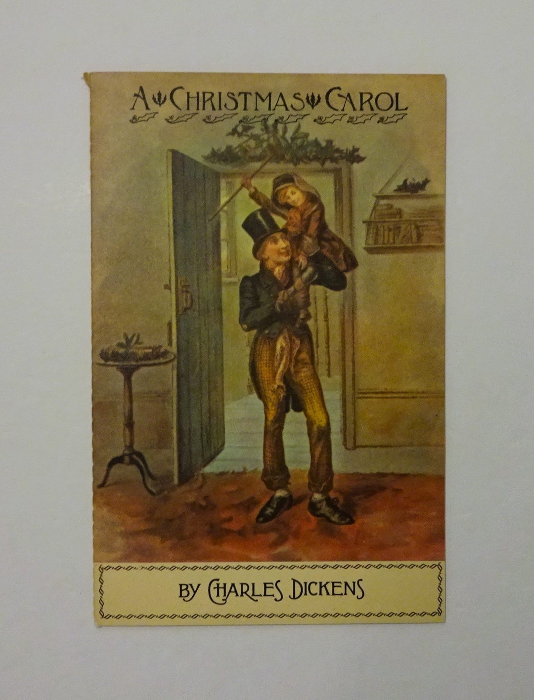 A CHRISTMAS CAROL Tiny Tim by Charles Dickens Color - Etsy