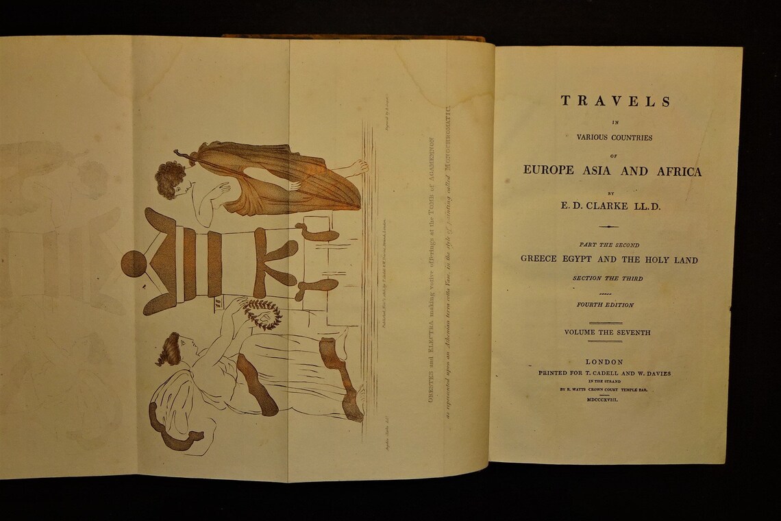 1816 Travels in Various Countries by Edward D. Clarke, Maps ...