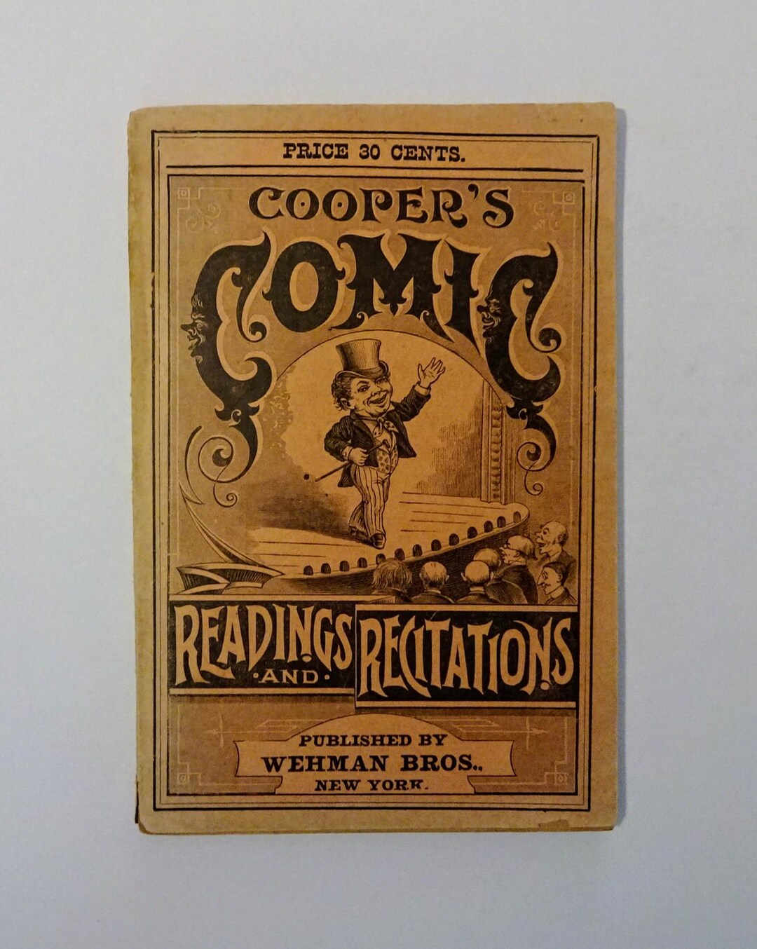 1890's Cooper's Comic Readings and Recitations, Humorous Poems ...