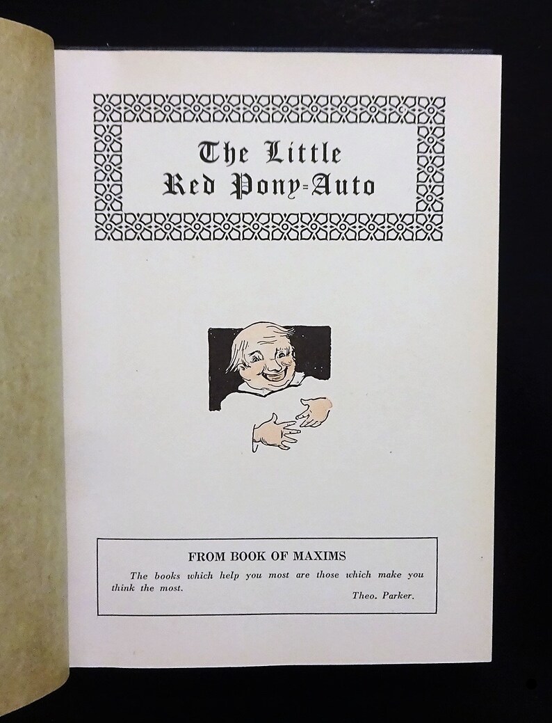 1930 the Little Red Pony-auto by Roy Snell 2nd Edition Color - Etsy