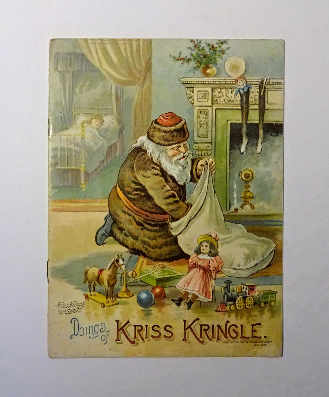1897 Doings of KRISS KRINGLE and His Brownies, Chromolithographs and ...