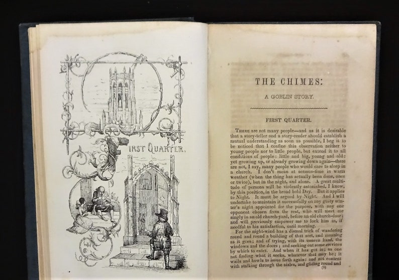 1845 THE CHIMES A Goblin Story by Charles Dickens First | Etsy