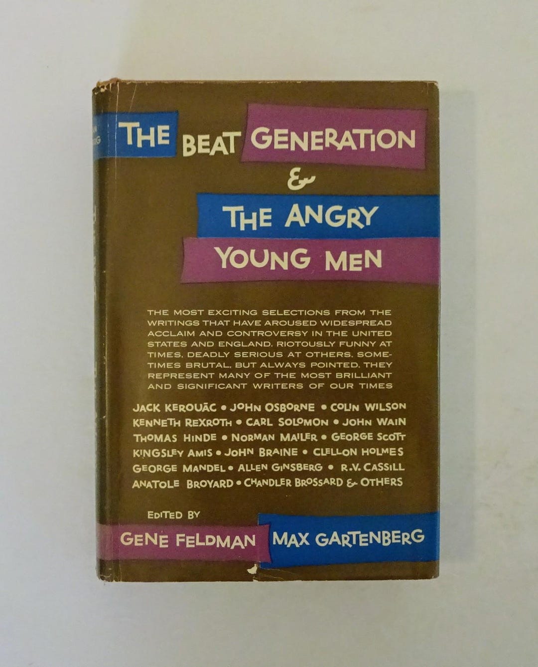 1958 THE BEAT GENERATION and the Angry Young Men, 1st Edition, Dust ...
