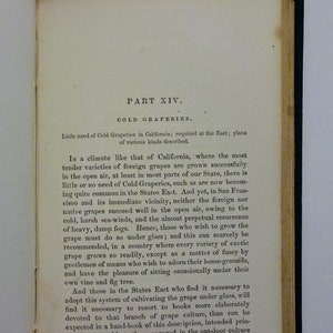 1867 Hyatt's Hand-book of GRAPE CULTURE by T. Hart Hyatt, 1st Edition ...