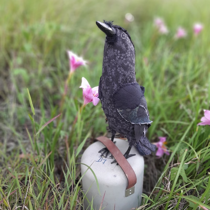 Stuffed Crow - Etsy