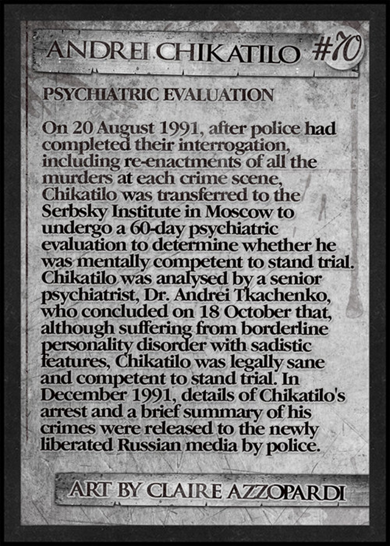 Andrei chikatilo murder photos - posterasl