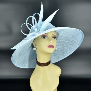 M839(powder Blue Hat) Vintage Kentucky Derby, Church, Wedding, Easter ...