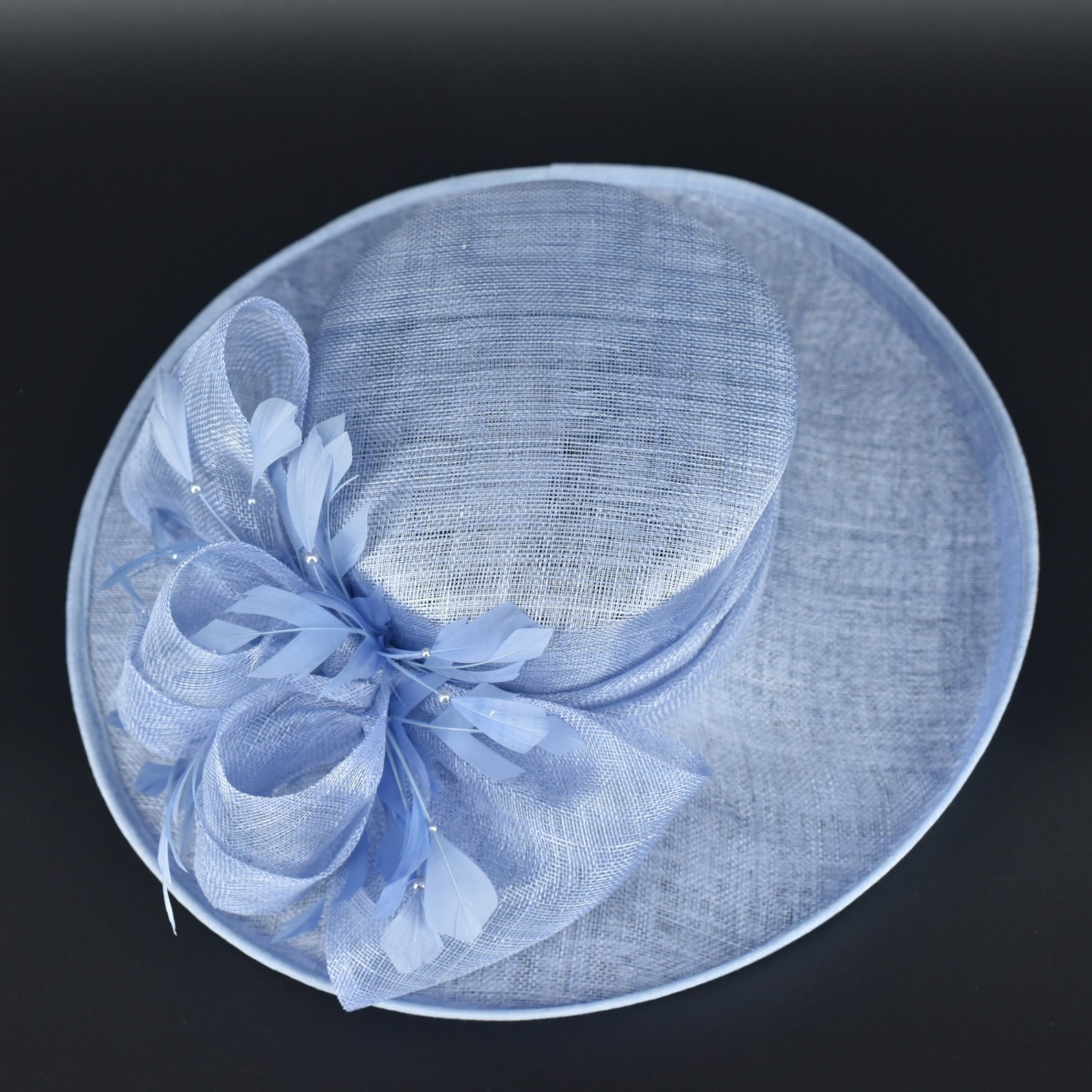 M4002 ( Off-white Hat ) Kentucky Derby Hat, Church Hat, Wedding Hat ...
