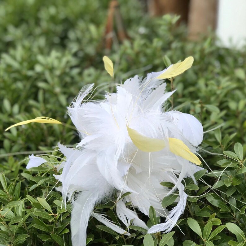 Millinery Feather Flowers Extra Stripped Coque Feathers for | Etsy