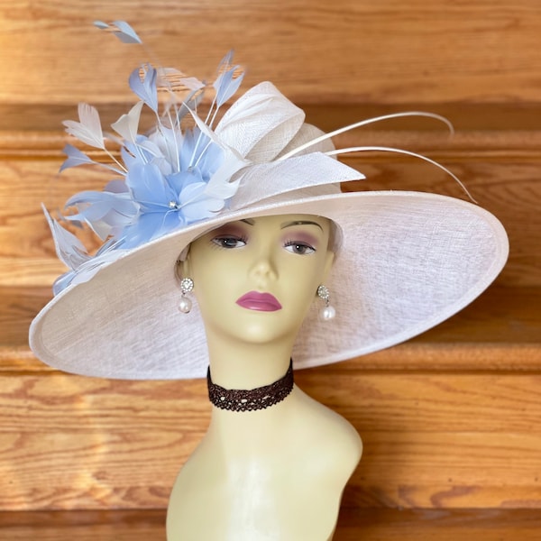 Light Blue Derby Hat - Etsy