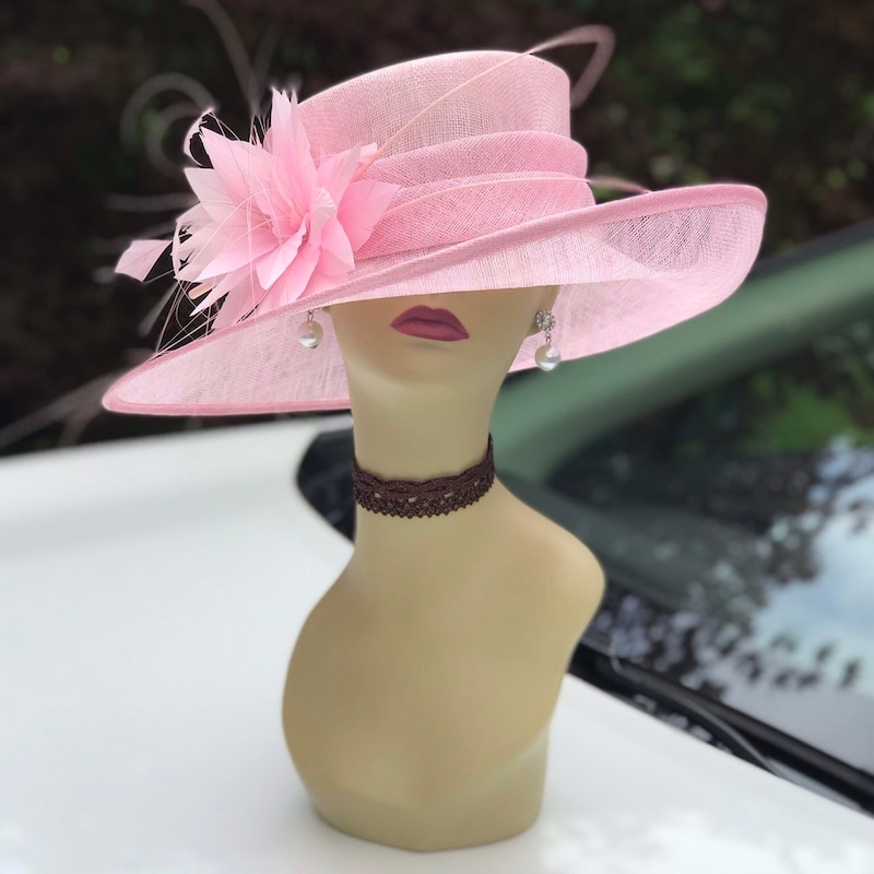 Pink Flower Hat - Etsy