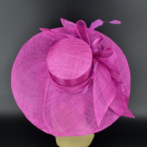 M22019 Fuchsia Hat Kentucky Derby Hat Church Hat Wedding Hat Tea Party ...