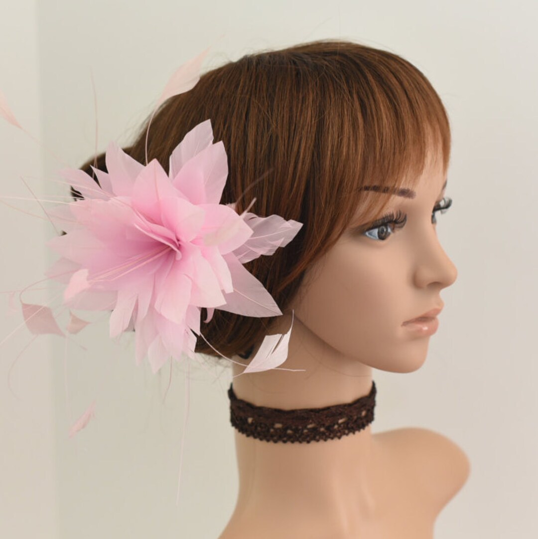 13A (pink) Wedding Fascinator, Bridal Hair Comb, Wedding Hair Comb ...