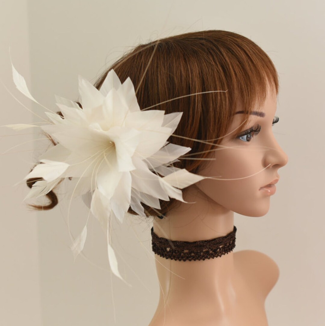 13A (ivory) Wedding Fascinator, Bridal Hair Comb,wedding Hair Comb ...