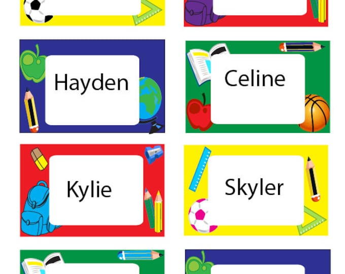 Printable Fall Leaves Tags Editable Name Badge Tags Organizational Tags ...