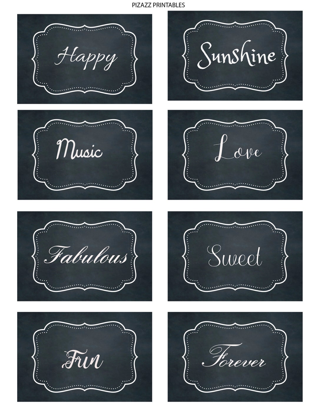 Chalkboard Editable Labels, Chalkboard Party Tags, Chalkboard Labels ...