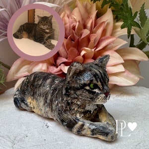 Custom Cat Wedding Cake Topper: Personalized Everlasting Pet Figurine ...
