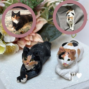 Custom Cat Wedding Cake Topper: Personalized Everlasting Pet Figurine ...