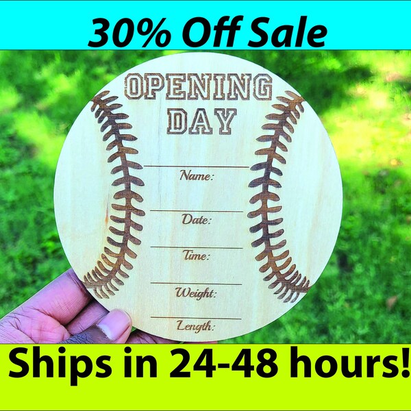 Baseball Wood Sign - Etsy