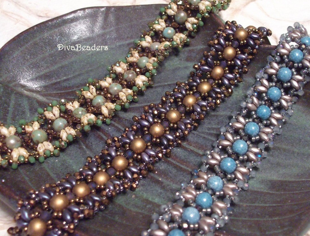 Dancing Diamonds Bracelet Tutorial Pattern - Etsy