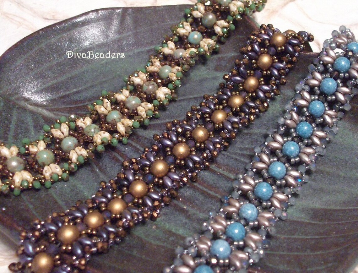 Dancing Diamonds Bracelet Tutorial Pattern - Etsy