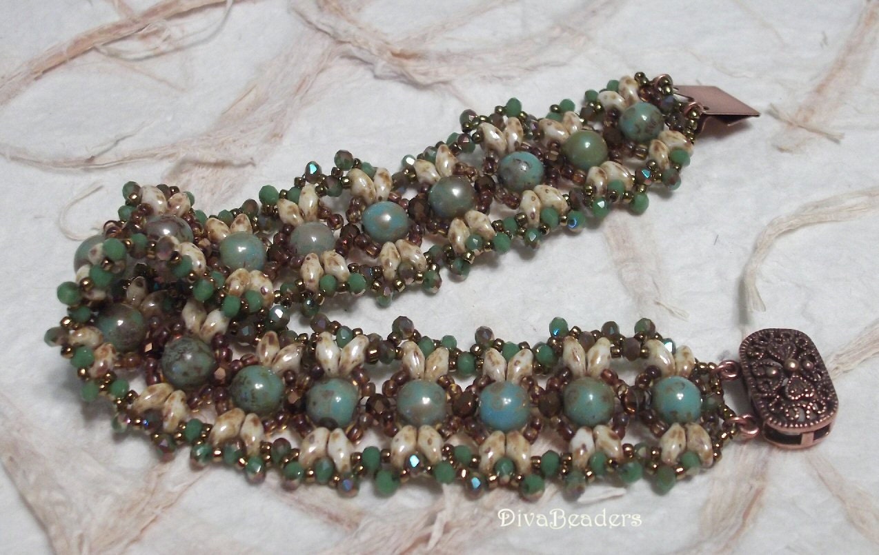 Dancing Diamonds Bracelet Tutorial Pattern - Etsy