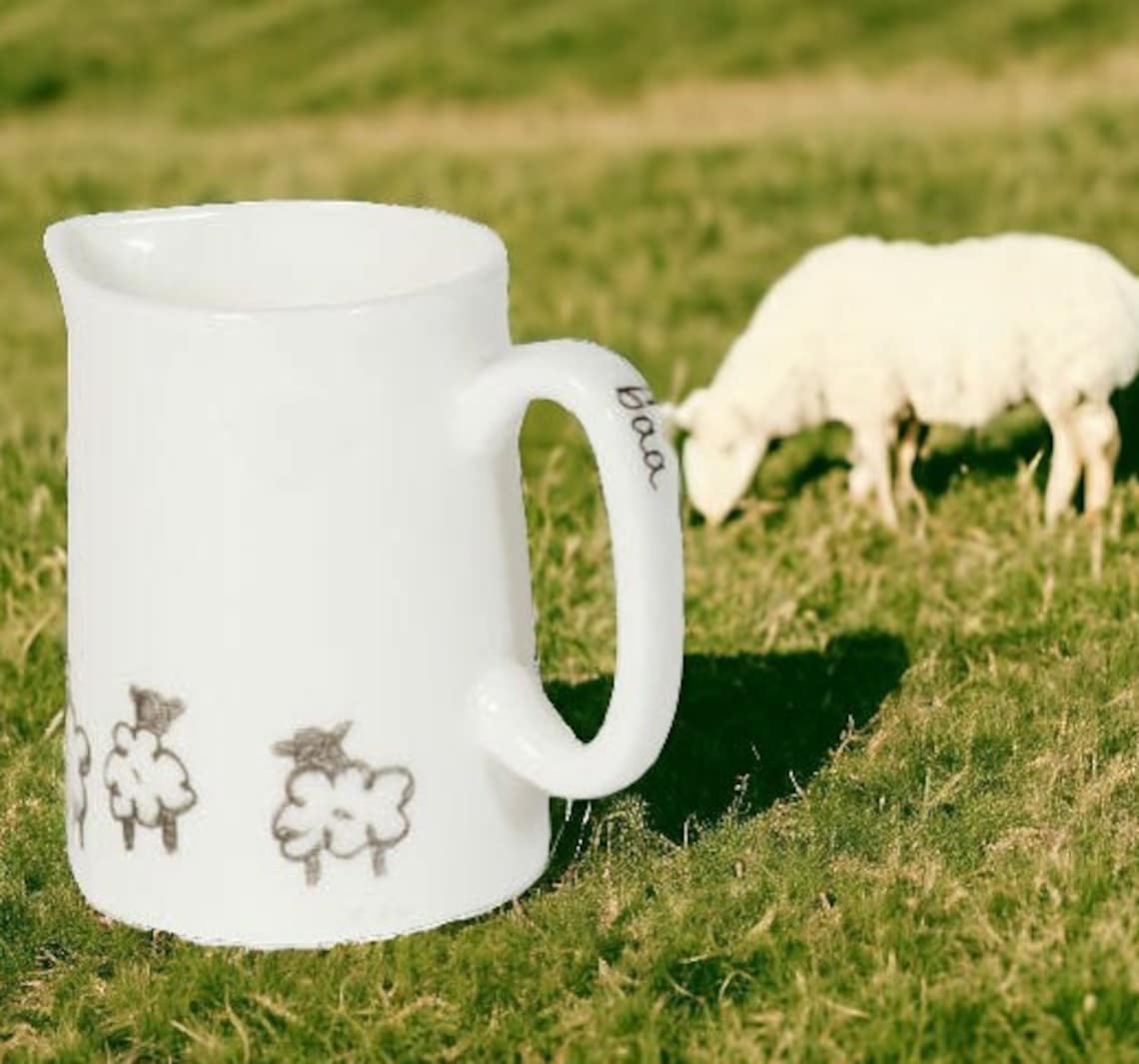 1/4 Pint Sheep Jug Gift, Welsh Gift - Etsy