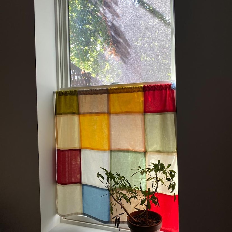 Bojagi Patchwork Curtains - Etsy