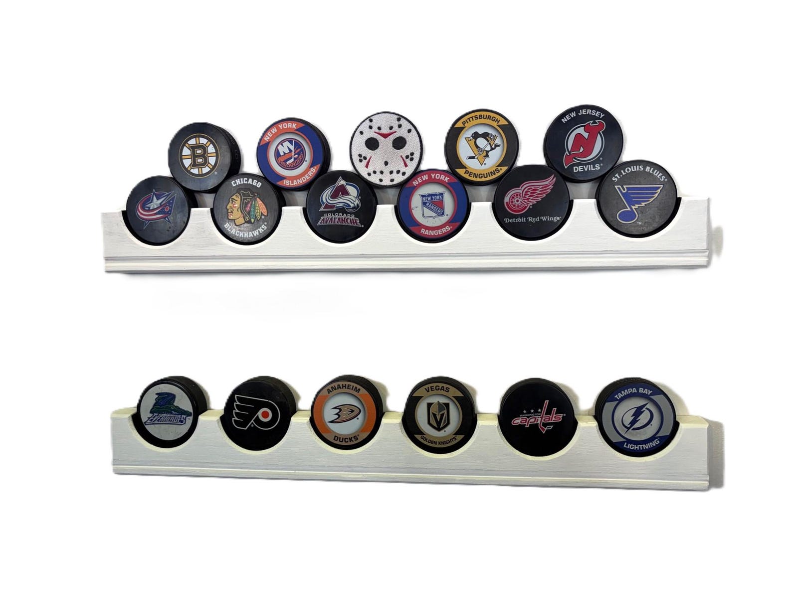 6 to 21 Hockey Puck Holder Wall Rack Mount Floating Shelf Display - Etsy
