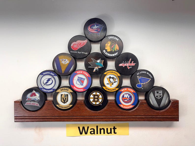 6 to 21 Hockey Puck Holder Wall Rack Mount Floating Shelf Display - Etsy