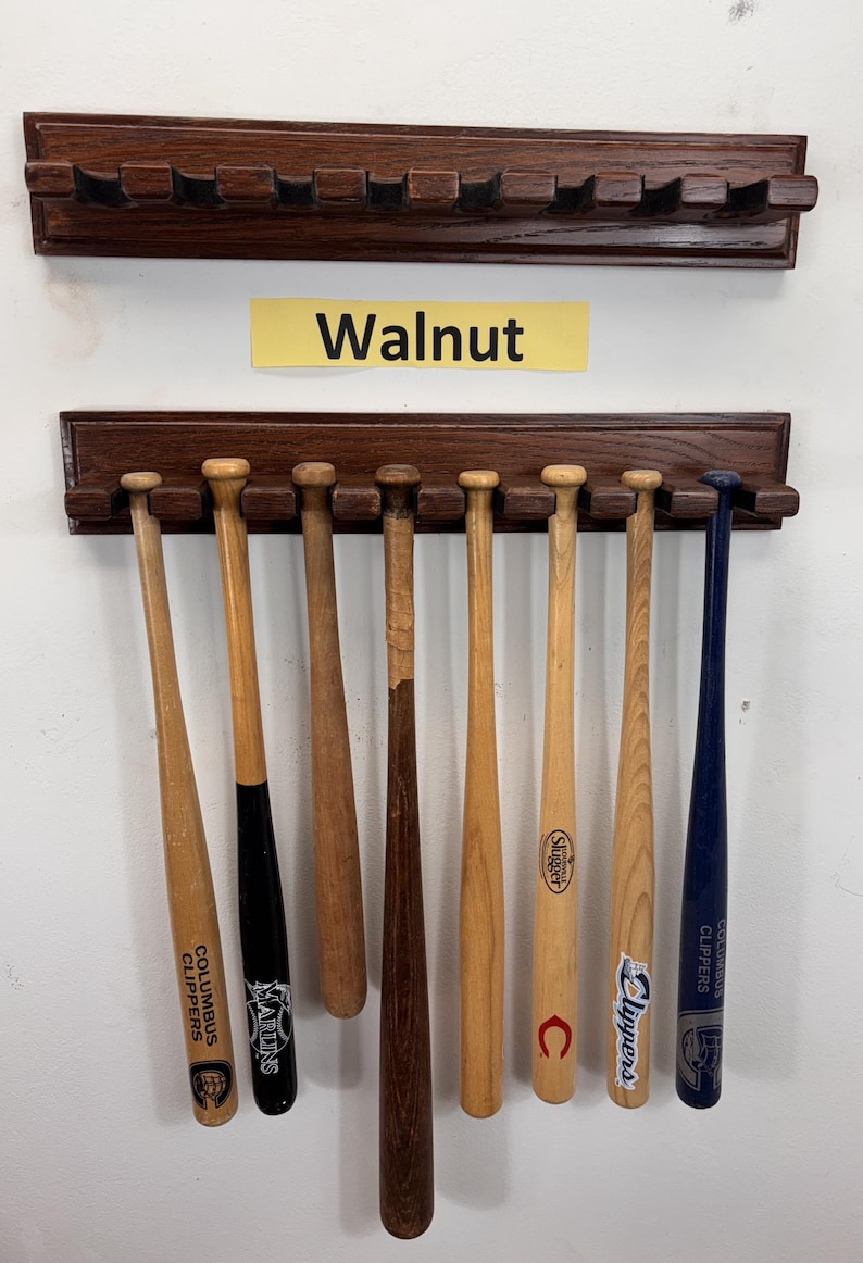 Souvenir Baseball Bat Holder Display for 10 Mini - Bats - Etsy
