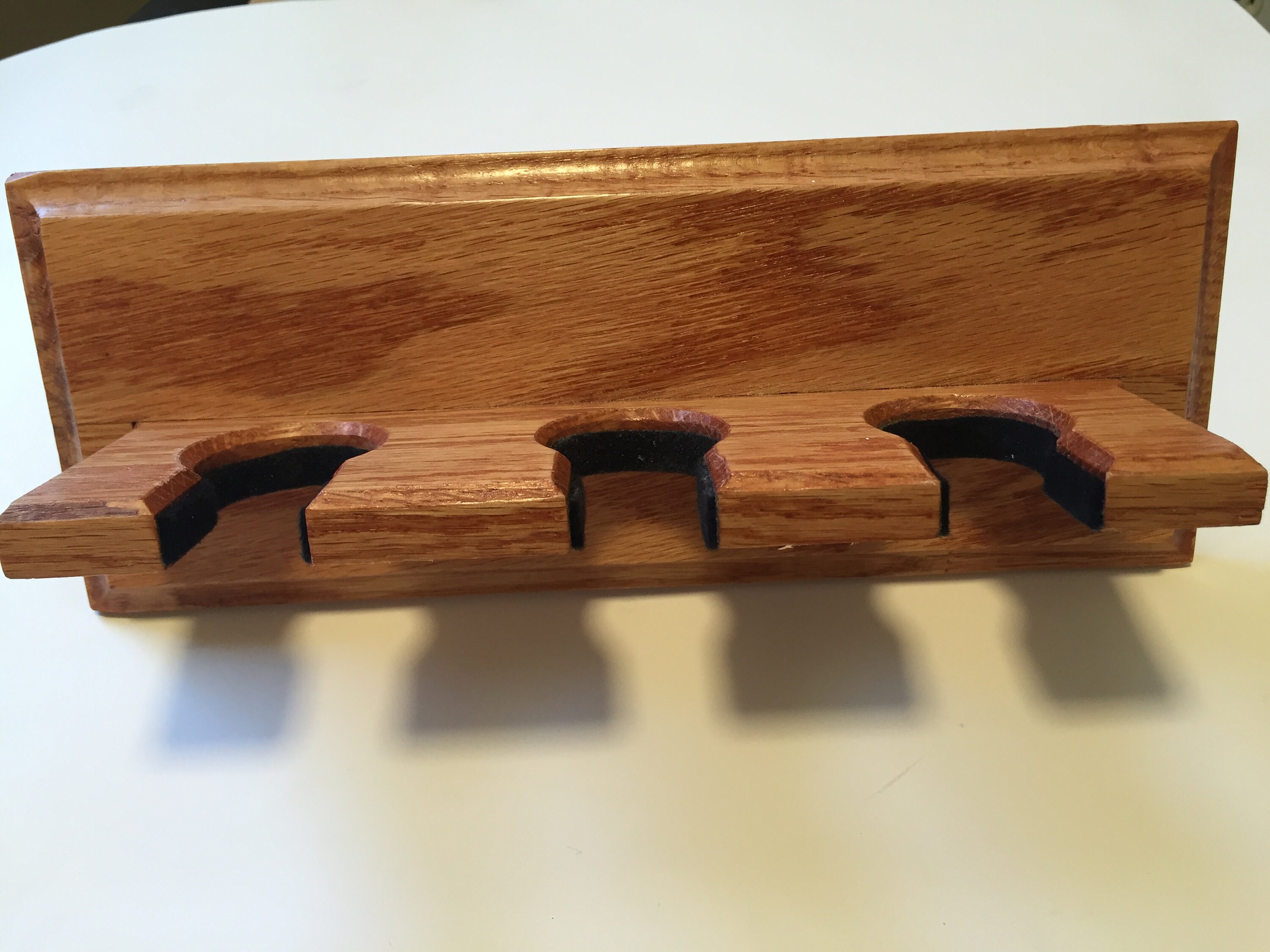 Baseball bat Holder 3 bats vertical . free shipping | Etsy