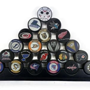 6 to 21 Hockey Puck Holder Wall Rack Mount Floating Shelf Display - Etsy