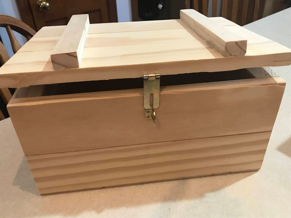 Ammo Box Unfinished With Rope Handles - Etsy